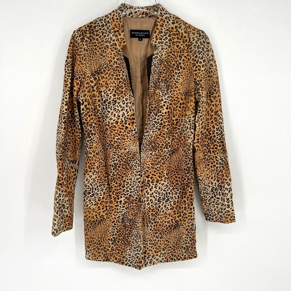 Brooke & Goldie | Jackets & Coats | Brooke Goldie Cheetah Leather ...
